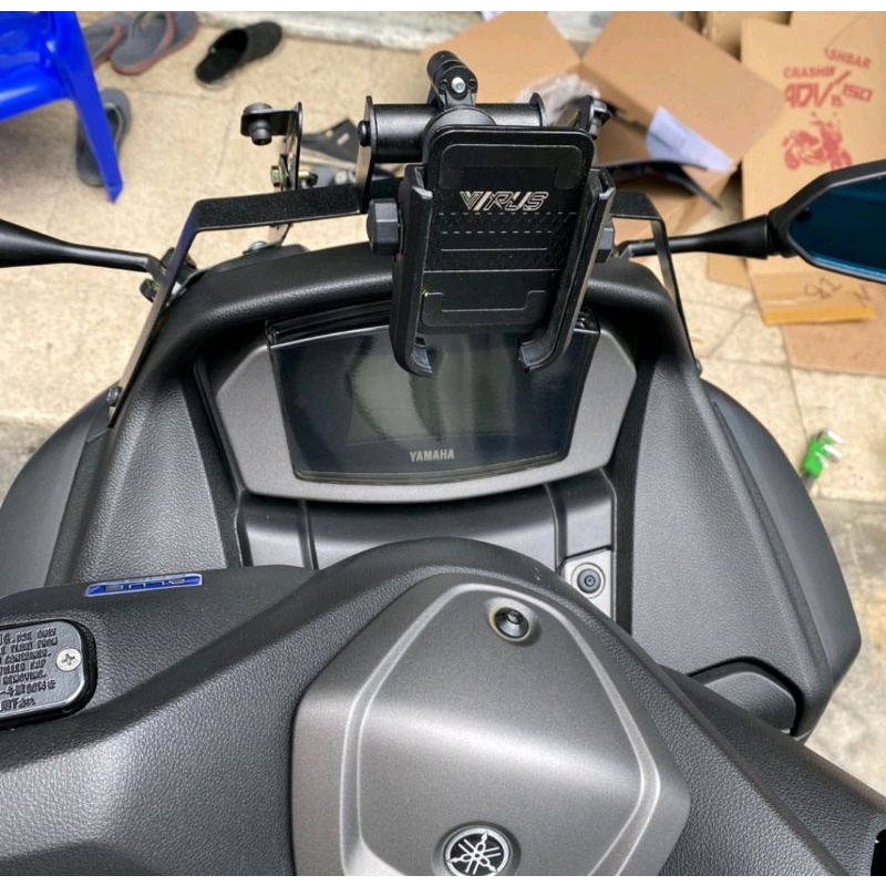 Jual bracket hp gps nmax new bracket holder hp nmax 2020 holder new ...