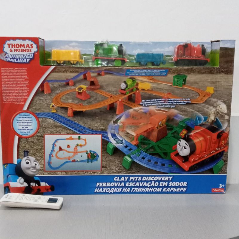 Jual ORI original thomas and n & friends motorized railway clay pits ...