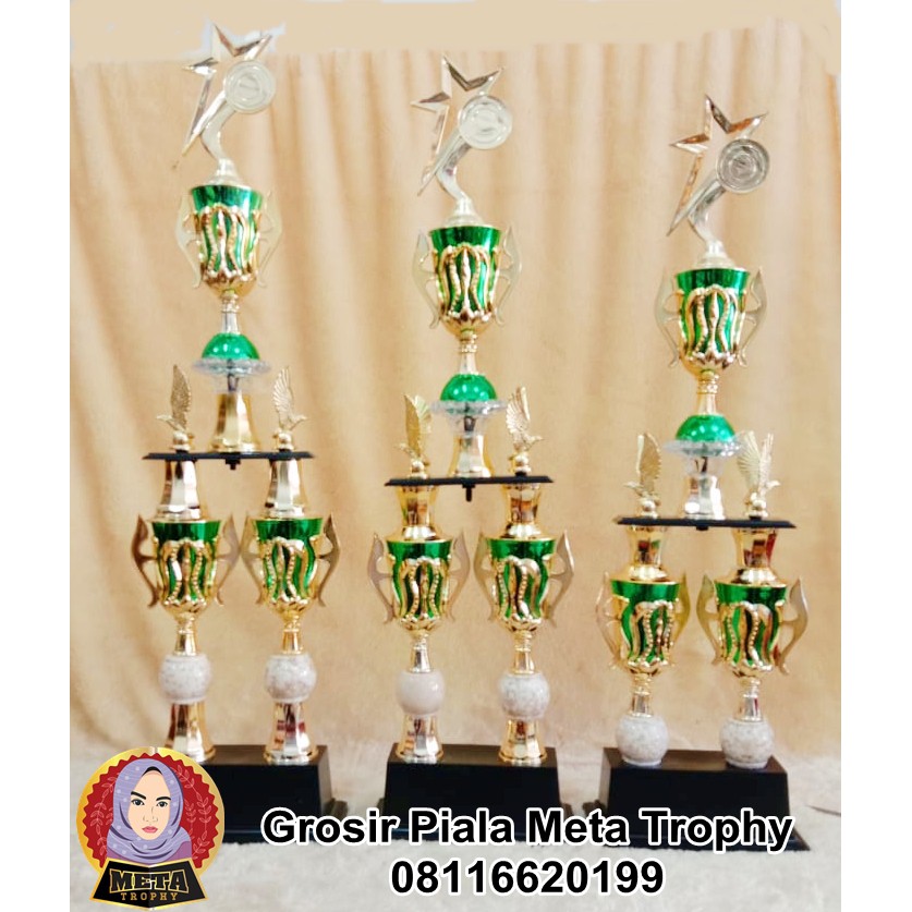 Jual PIALA SET JUARA 123 MURAH OLAHRAGA SAINS FASHION SHOW KAKI 2 IMPOR ...