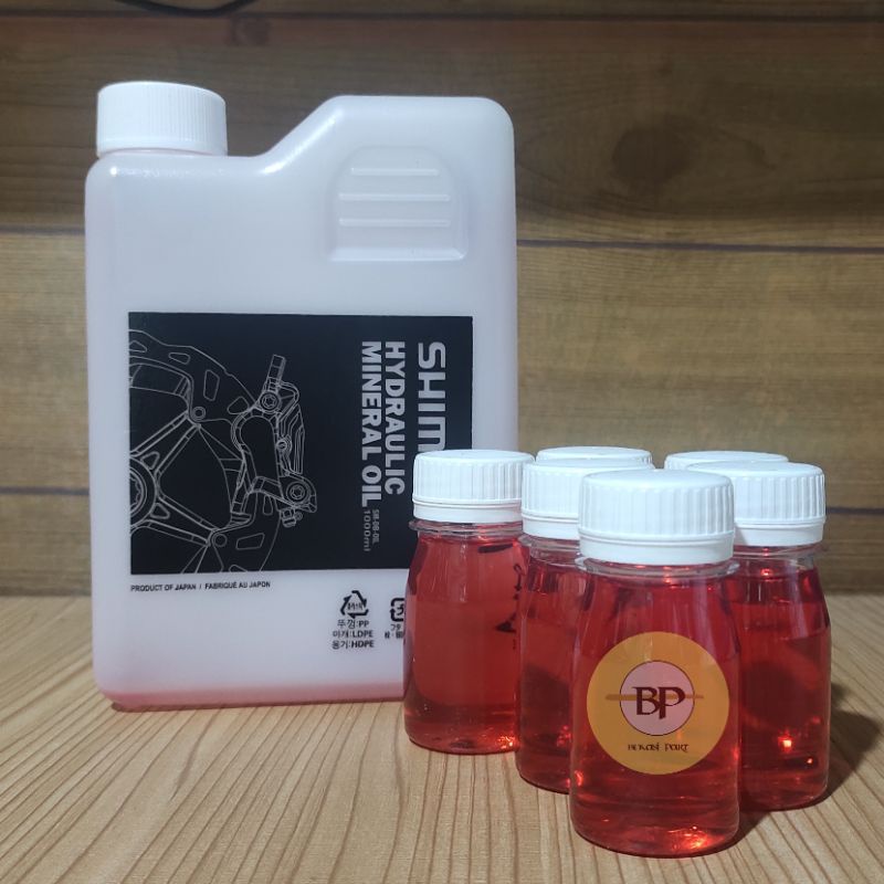 Jual Repack Oil mineral rem Hidrolik shimano 50ml Original - Minyak rem ...
