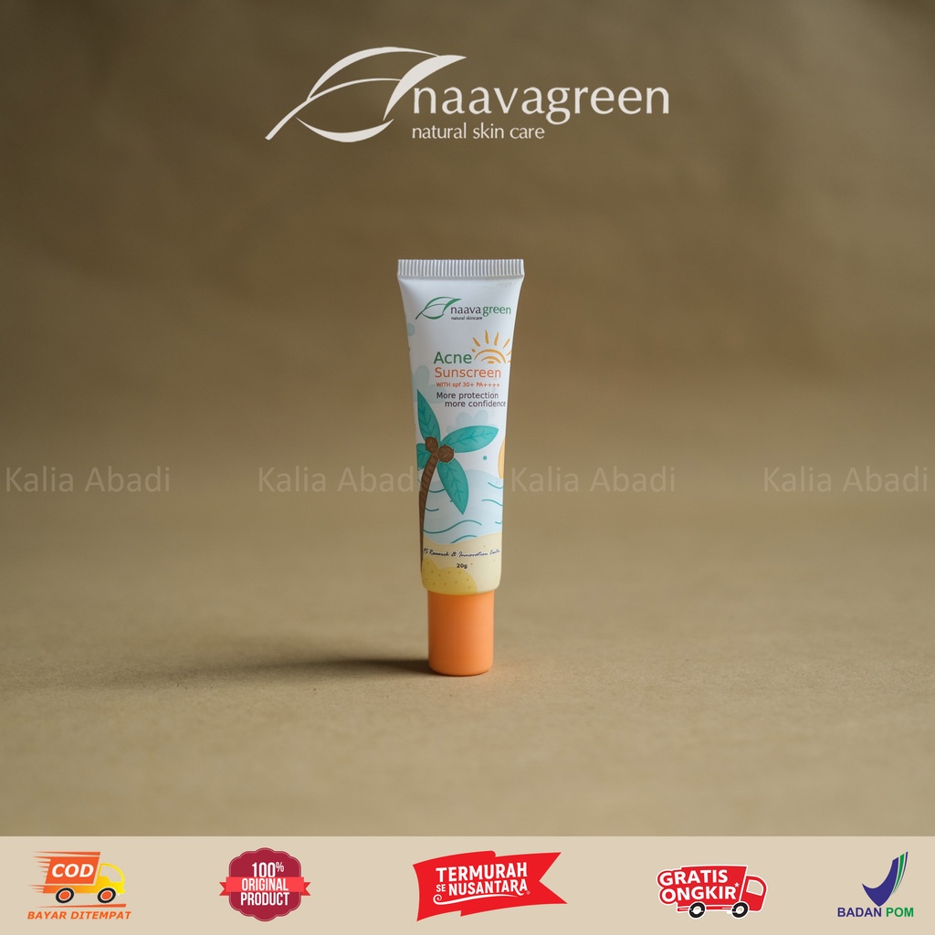 Jual [100%ORI] NAAVAGREEN ACNE SUNSCREEN / TIRAI / SUBLOCK - NAVAGREEN ...