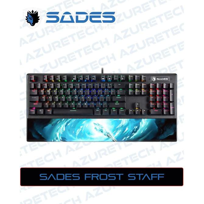 Jual PROMO Sades Frost Staff Mechanical Optical Switch Gaming Keyboard ...