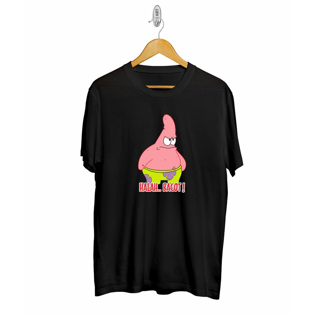 Jual Promo T-Shirt manga / Kaos Oblong Patrick Halah Bacot / Koas ...