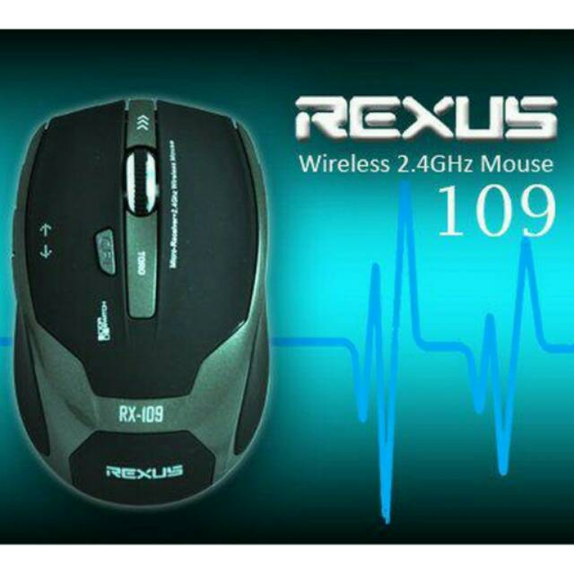 Jual Mouse Gaming Wireless Rexus RX 109 (Black Strip Silver) | Shopee ...