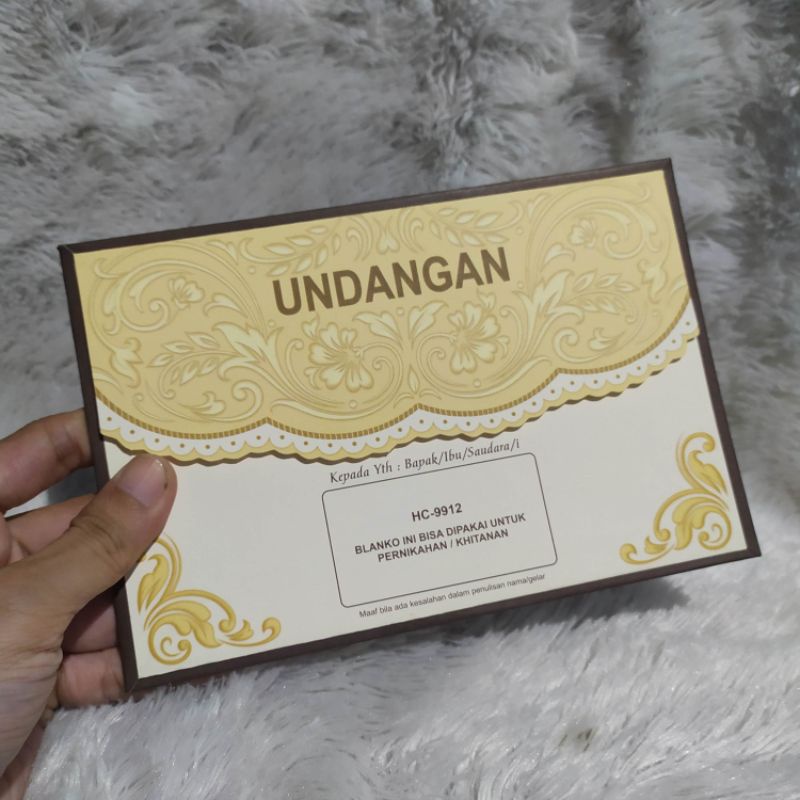 Jual UNDANGAN HARD COVER 9912 PERNIKAHAN WEDDING AKAD RESEPSI KHITAN ...