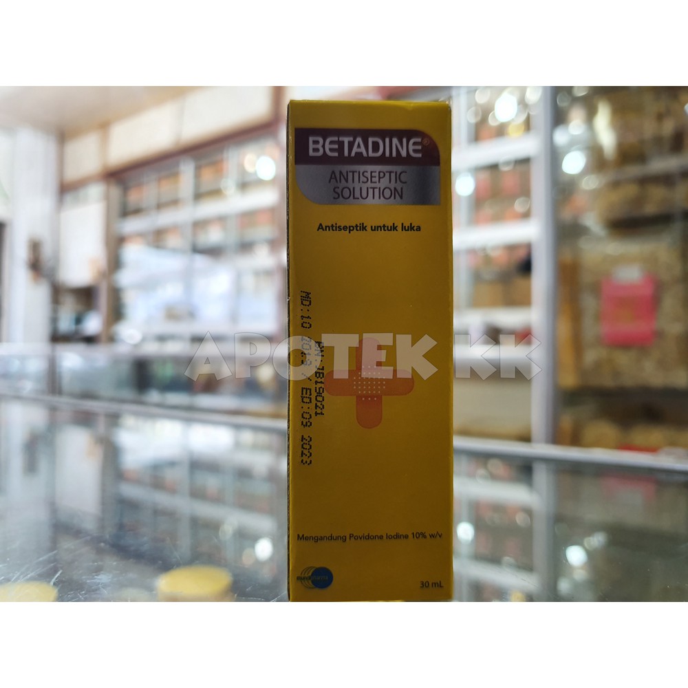 Jual Betadine Antiseptic Solution (Besar) - 30ML | Shopee Indonesia