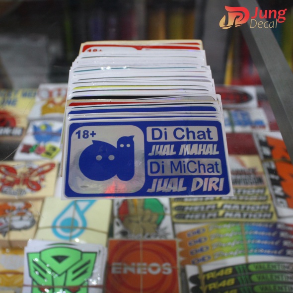 Jual Sticker DI CHAT JUAL MAHAL DI MICHAT JUAL DIRI - Stiker Tulisan ... Jual Sticker DI CHAT JUAL MAHAL DI MICHAT JUAL DIRI - Stiker Tulisan ...