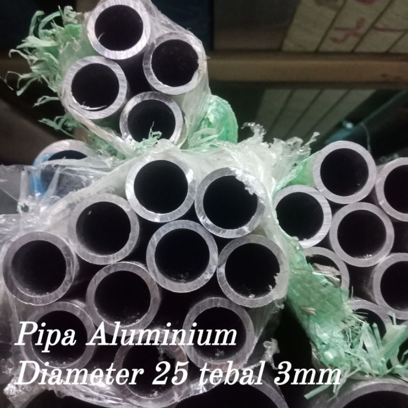 Jual Pipa Aluminium od 25 x id 19 x 500 / pipa alumunium | Shopee Indonesia