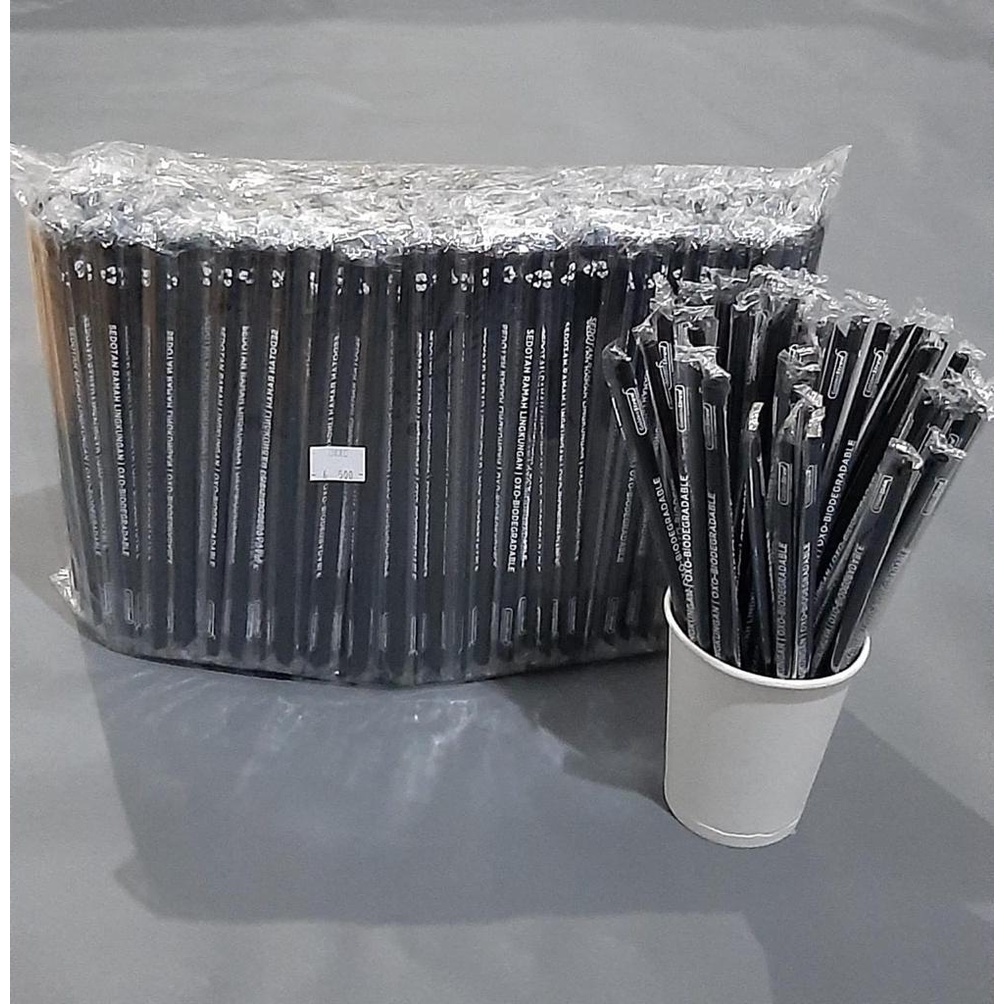 Jual SEDOTAN STERIL HITAM 6 MM isi 500 Golden Straw / SEDOTAN LANCIP ...