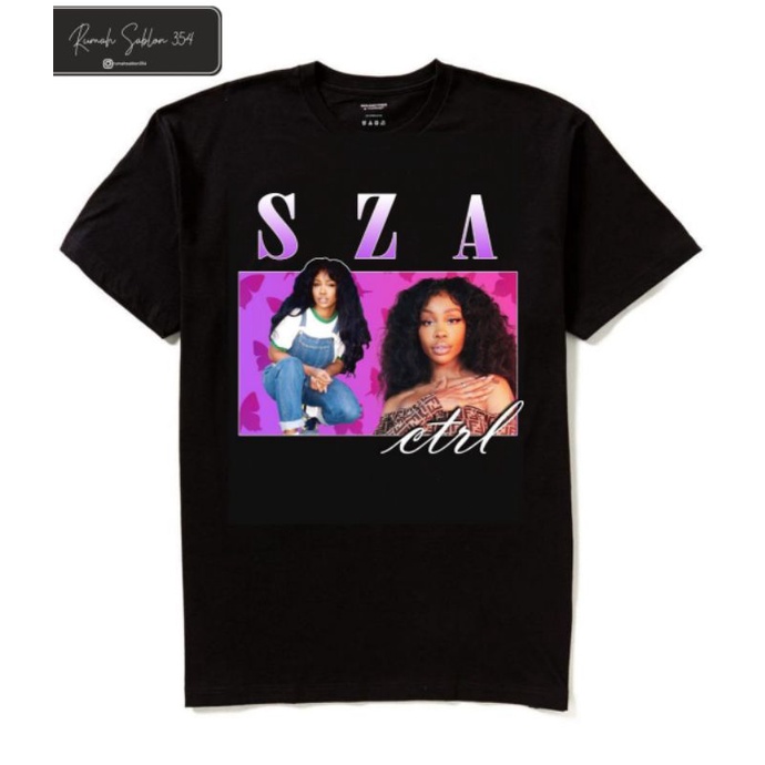 Jual kaos baju SZA musisi tshirt band penyanyi R&B serial album CTRL ... Jual kaos baju SZA musisi tshirt band penyanyi R&B serial album CTRL ...