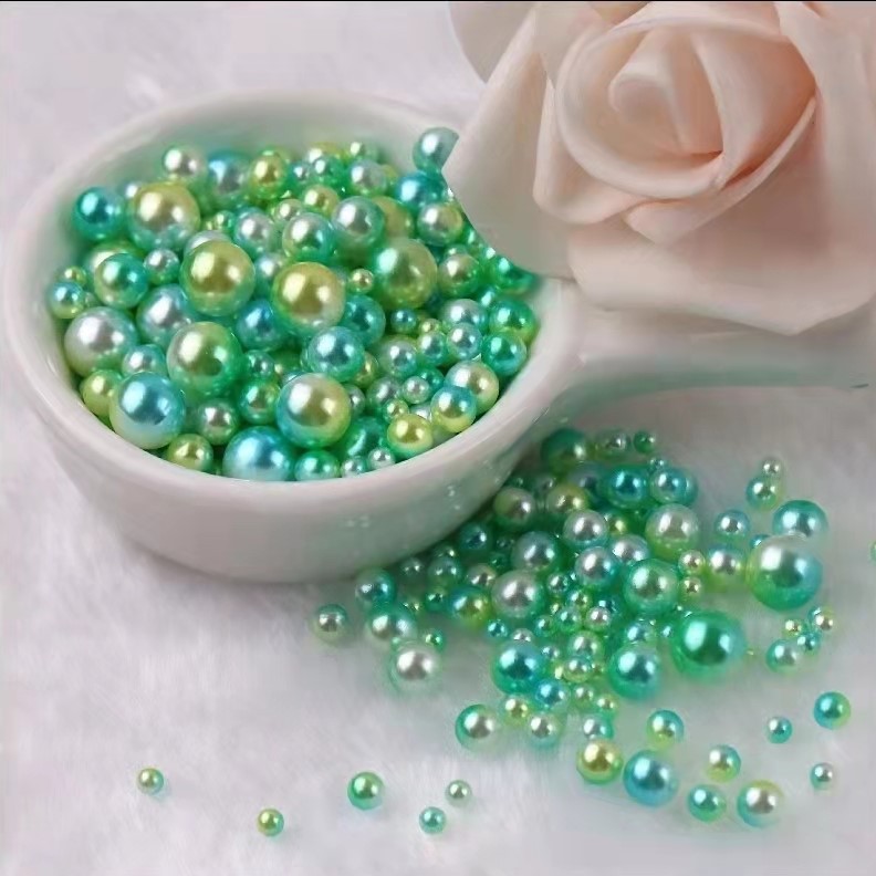 Jual Manik-Manik Mutiara Imitasi Bahan Plastik Abs Warna Pelangi Uk 3 ...