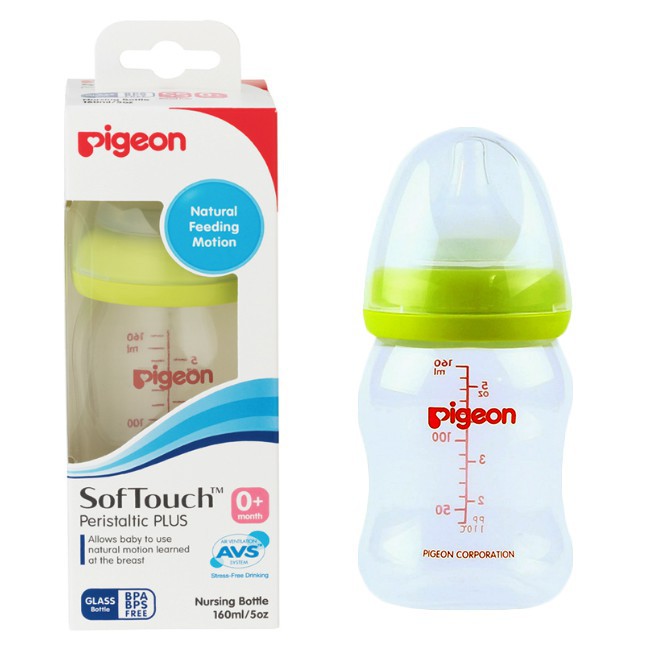Jual PIGEON WIDE NECK BOTTLE 160ml botol dot | Shopee Indonesia