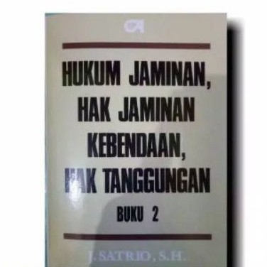Jual hukum jaminan hak jaminan kebendaan hak tanggungan buku 1 | Shopee Indonesia