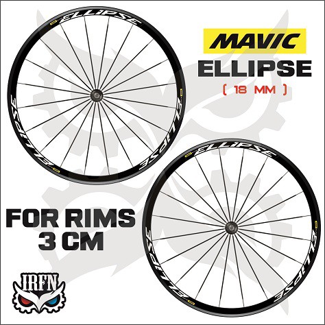 Jual Stiker Decal Rims Mavic Ellipse lebar 18 Mm | Shopee Indonesia