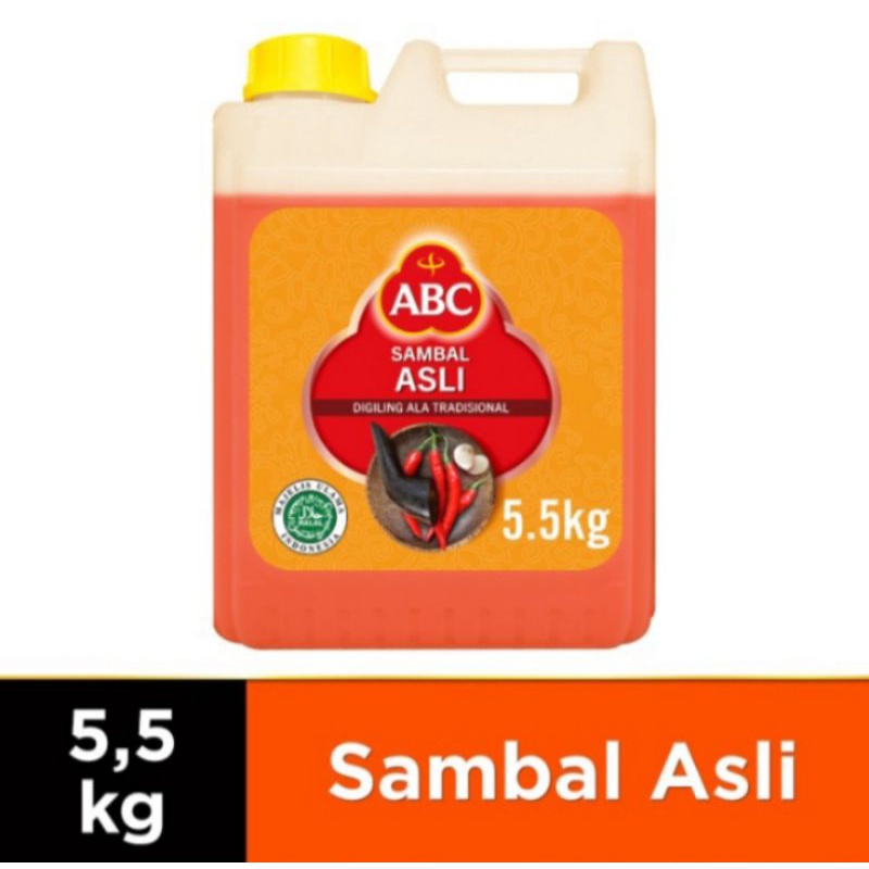 Jual Abc Saos Sambal Jerigen 5.5 Kg | Shopee Indonesia