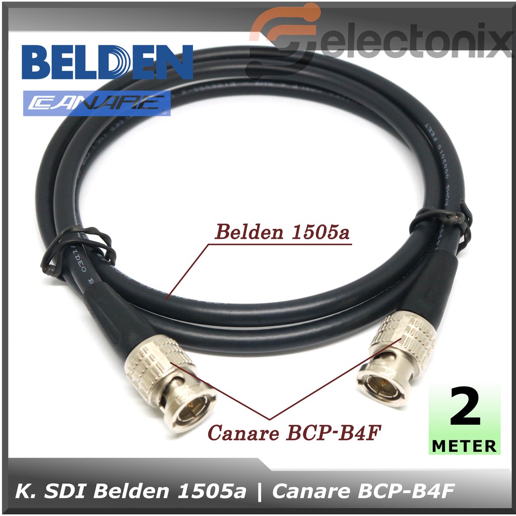 Jual Kabel SDI Video Belden 1505a | Canare BCP-B4F [2m] | Shopee Indonesia