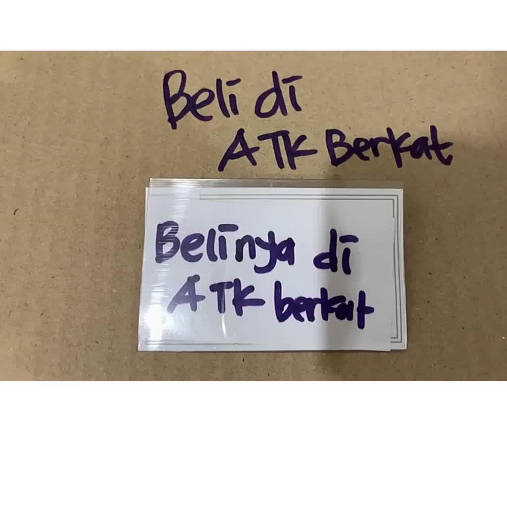 Jual [50 pcs] Name Tag Multi Tebal id bagde | Shopee Indonesia