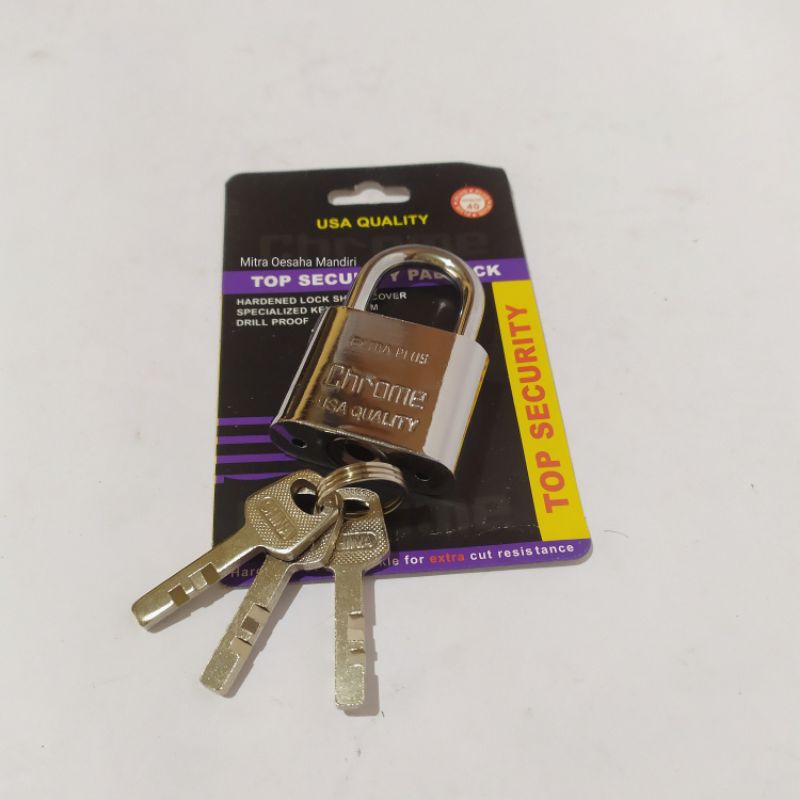 Jual Gembok Stainless GI JOE 40MM - Stainless steel padlock 40mm ...