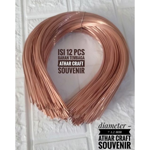 Jual isi 10 Kawat Bando Tembaga / Bando Besi Polos / bahan bando besi ...