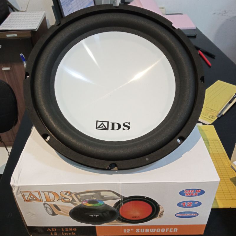 Jual Subwoofer ADS AD-1286 12Inchi 300watt | Shopee Indonesia