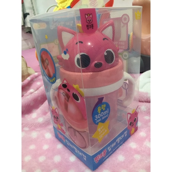 Jual PINKFONG BABYSHARK 3D BOTTLE STRAW(Botol minum anak-anak) | Shopee ...