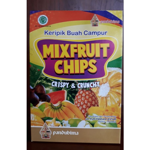 Jual Keripik kripik buah campur (mixfruit) 80 g Kayavit Pandubima ...