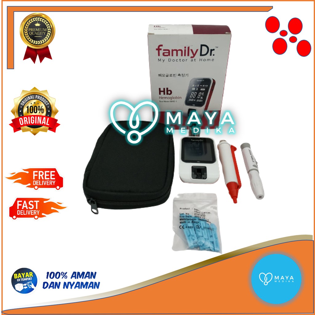 Jual Alat Cek HB / Family Dr / Cek Hemoglobin | Shopee Indonesia