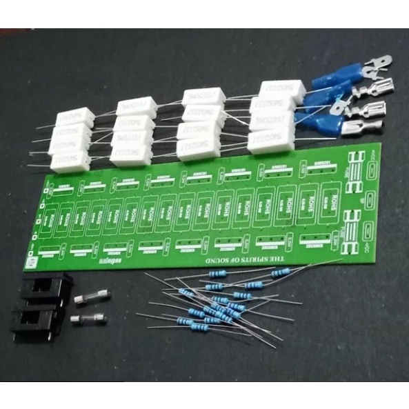 Jual PCB Line Final Full Resistor untuk 8 set TRansistor Final Elite EL ...
