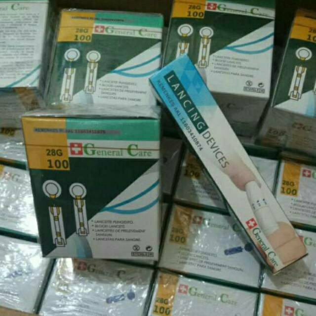 Jual Paket pen bekam + jarum lancets isi 100 pcs | Shopee Indonesia