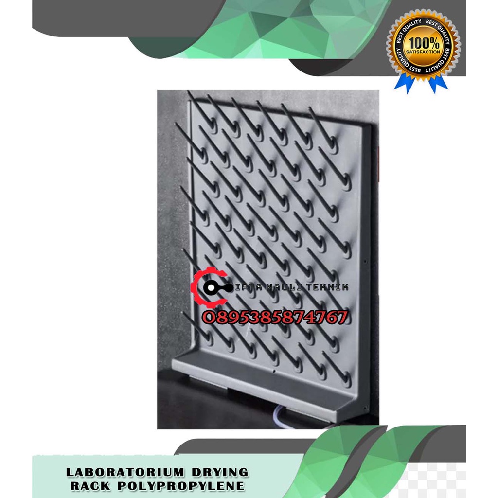 Jual Drying Rack Glassware Laboratorium Plastik PP 52 Pegs | Shopee ...