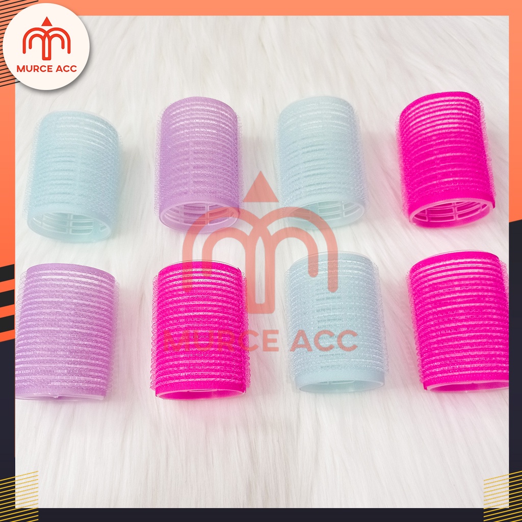 Jual (6 Pcs) Roll Rambut Besar Jumbo Otomatis Import Murah | Shopee ...