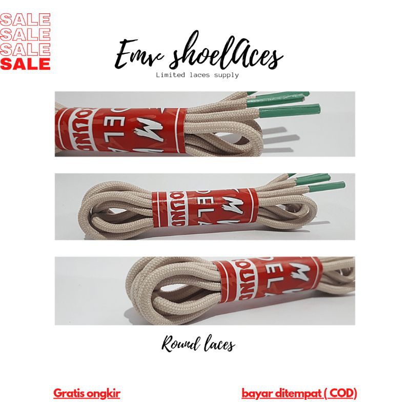 Jual BROKEN WHITE BULAT AGLET WARNA HIJAU 105CM | Shopee Indonesia