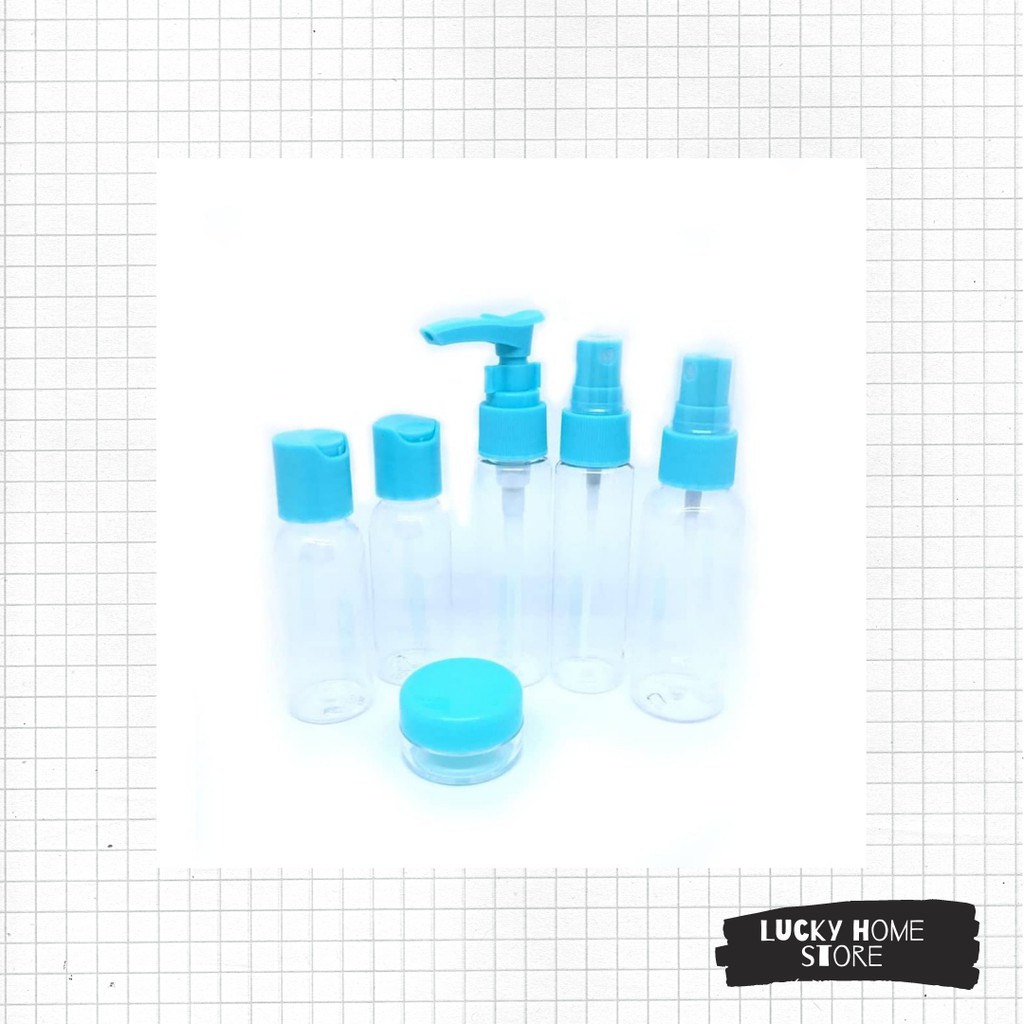 Jual Botol Sabun Kosong Spray Parfum Kosmetik Tempat Sabun Mini 6 in 1 ...