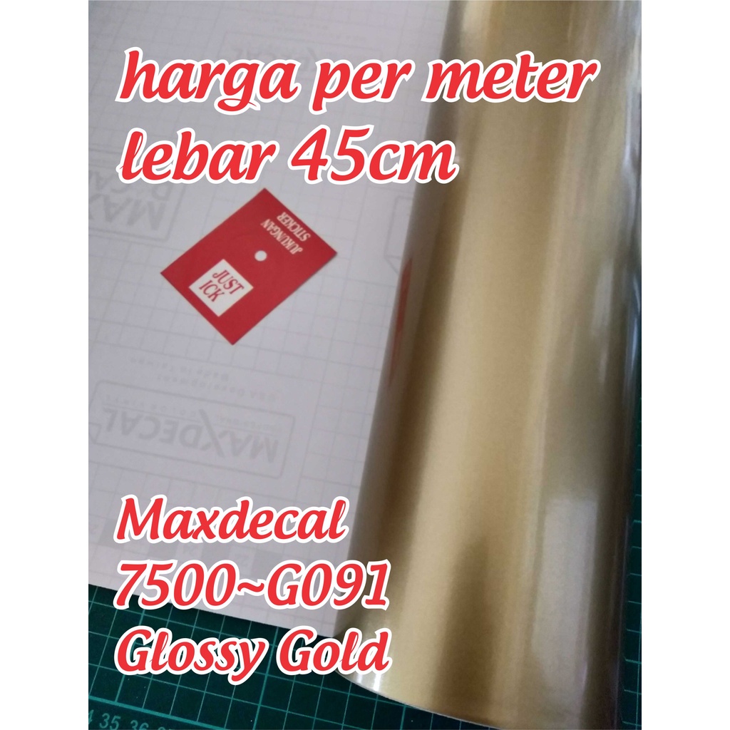 Jual Stiker - Sticker Vinyl Maxdecal Glossy / Doff - Skotlet Max decal ...