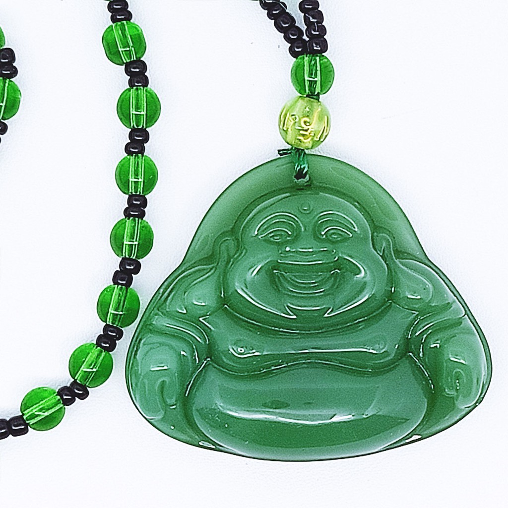 Jual Kalung Liontin Batu Giok Ukir Budha - VeE Liontin Handmade ...