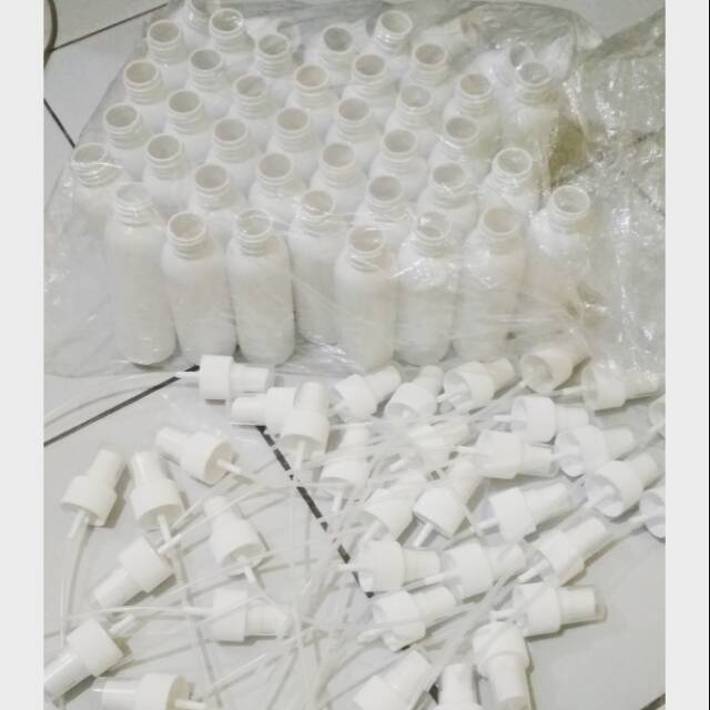 Jual Botol spray 100ml putih | Shopee Indonesia