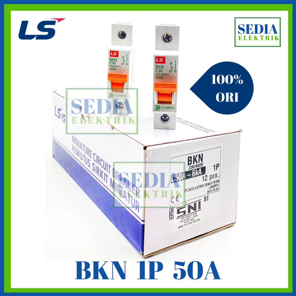 Jual MCB BKN LS 1Phase 1P 50A | Shopee Indonesia