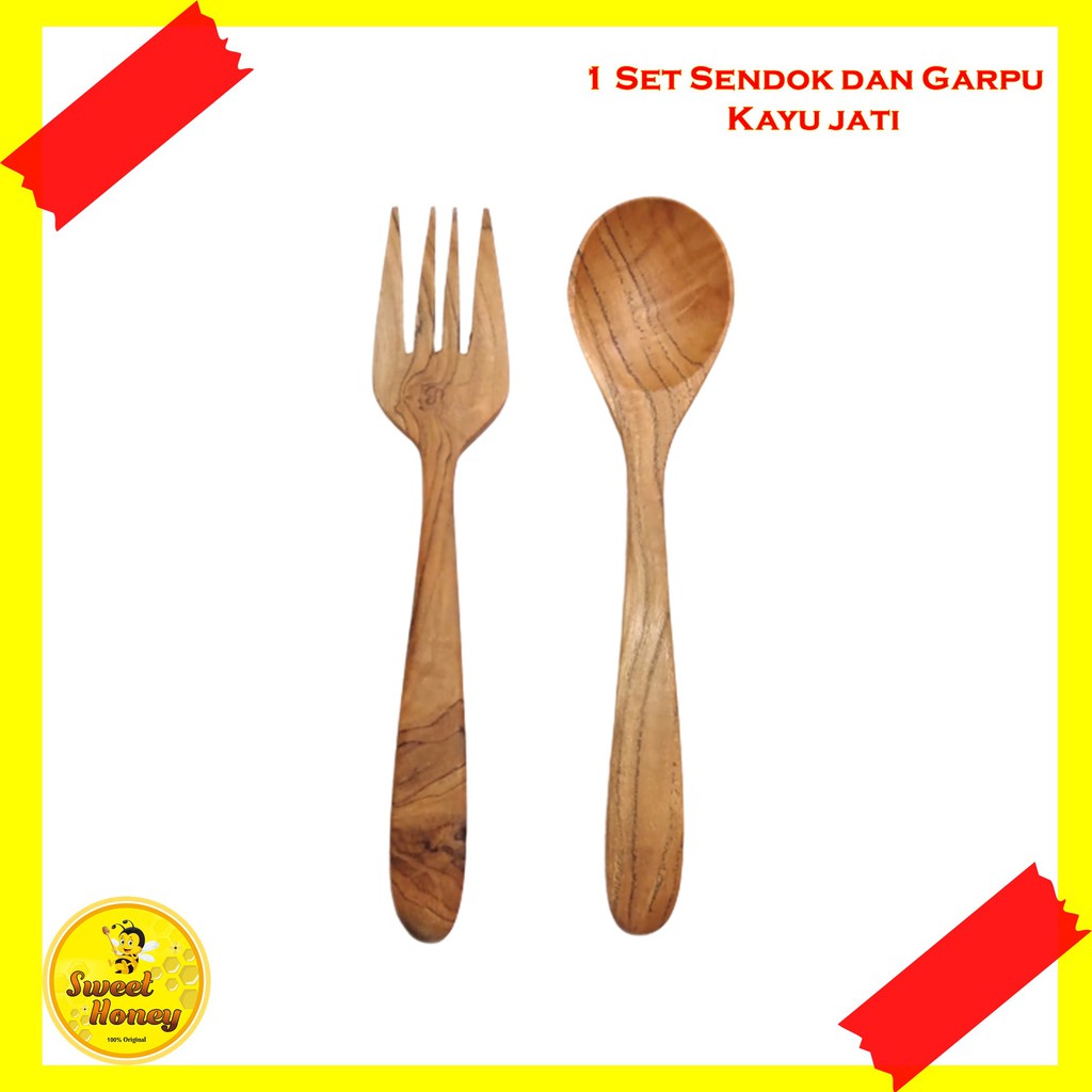 Jual SET SENDOK GARPU HANDMADE KAYU JATI | Shopee Indonesia