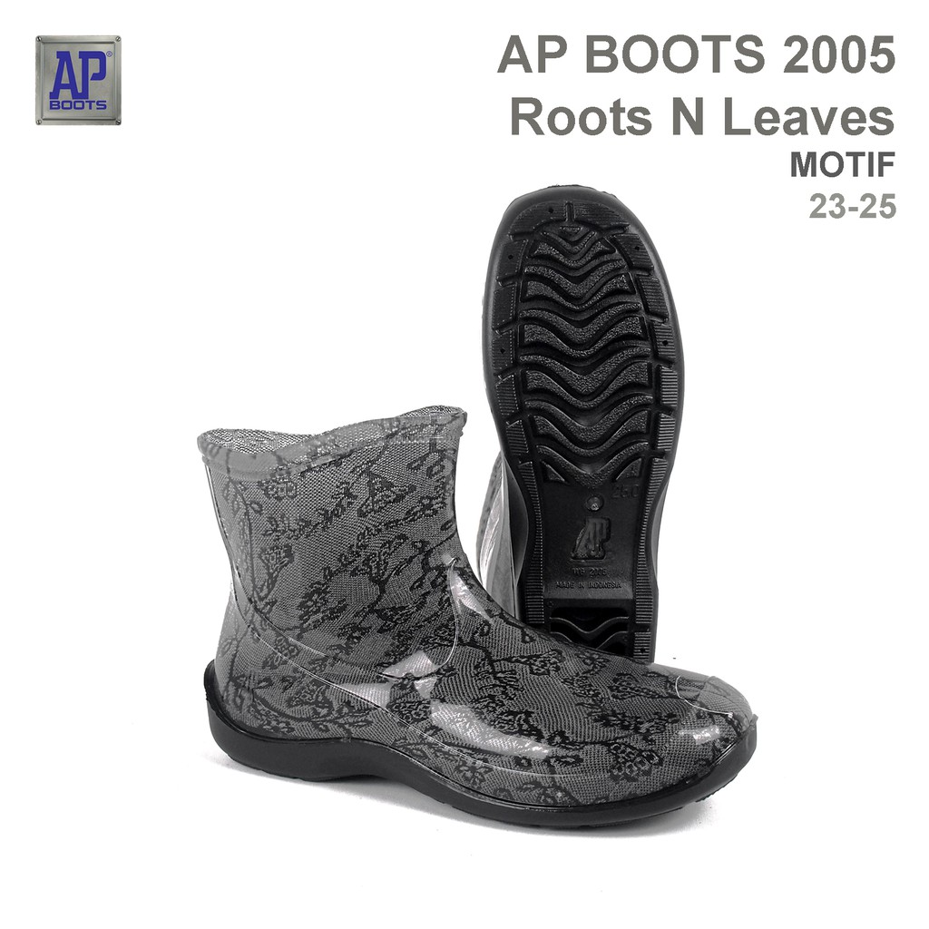 Jual AP Boots 2005 ROOTS N LEAVES - Sepatu Boot PVC | Shopee Indonesia