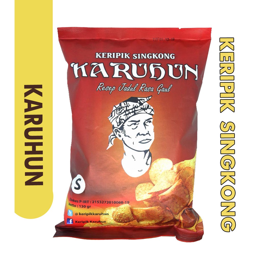 Jual KARUHUN keripik Singkong Karuhun [FREE BUBBLE WRAP] khas Bandung ...
