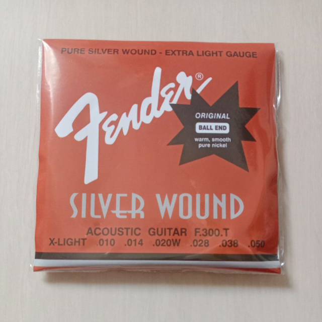 Jual Senar gitar fender silver wound 010, satu set | Shopee Indonesia