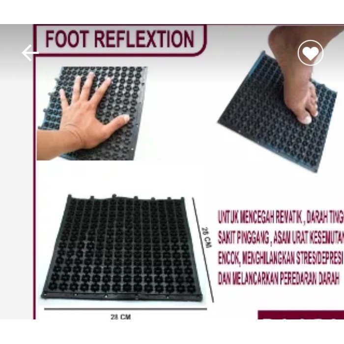Jual [KRN01] Karpet Refleksi Pijat alas Kaki Foot Reflexion Akupuntur | Shopee Indonesia