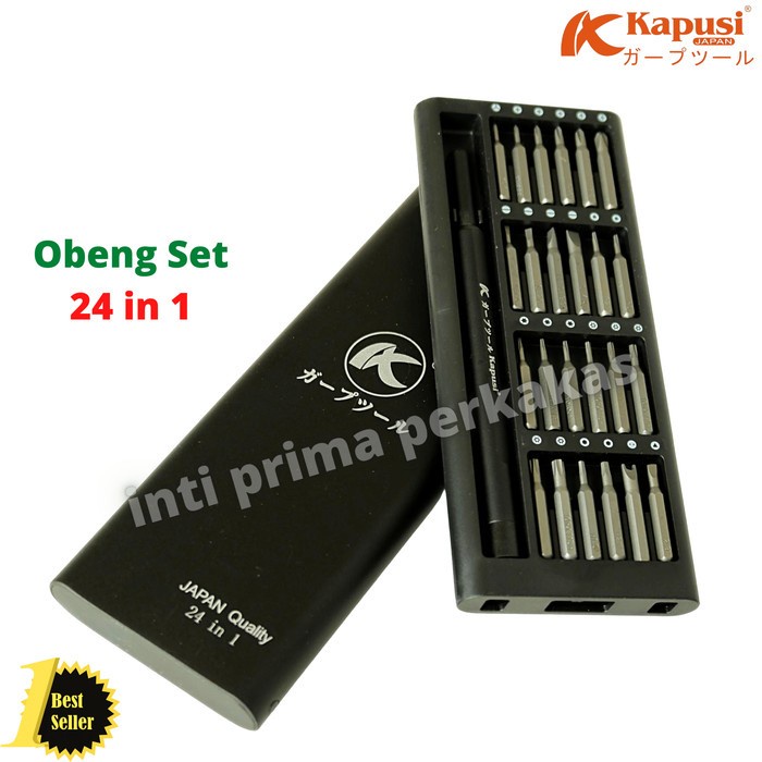 Jual Kapusi Obeng Set 24 in 1 Magnetic Bits - Kapusi Obeng Set Elektrik ...