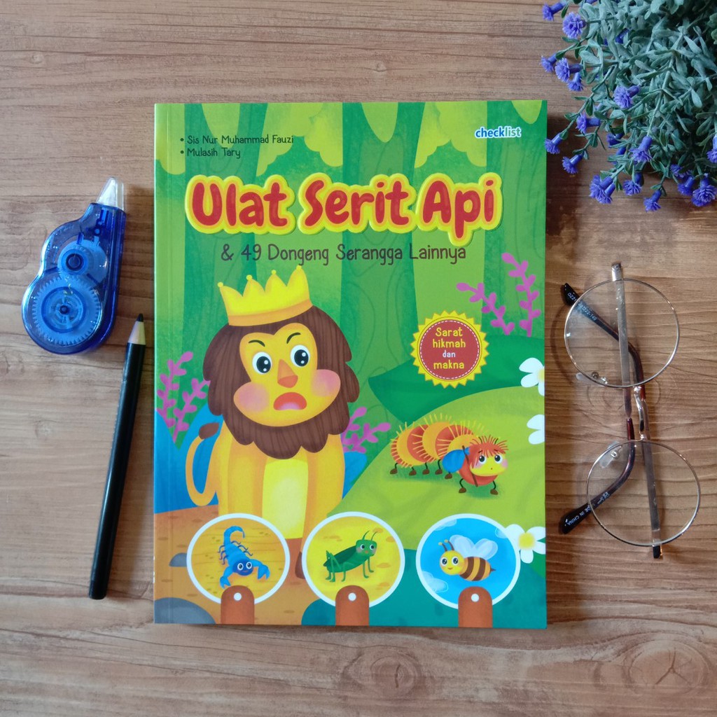 Jual Buku Dongeng - Buku Anak - Ulat Serit Api & 49 Dongeng Serangga ...