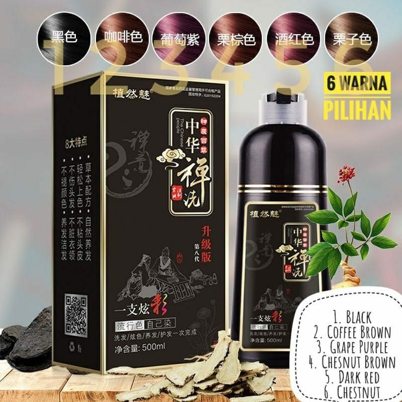 Jual SHAMPOO ZHI RAN MEI ORI / SHAMPOO SEMIR / SHAMPOO HERBAL PEWARNA ...