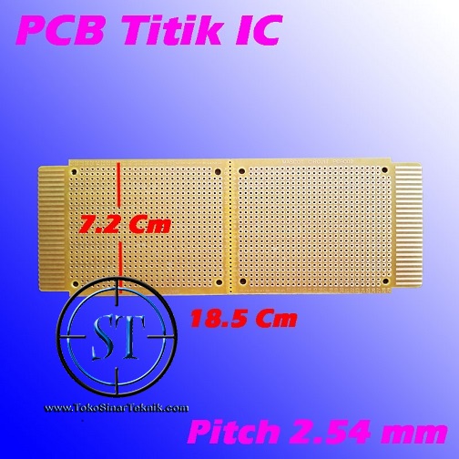 Jual PCB Titik Lubang IC Lobang IC Matrix Papan PCB IC Board Single ...