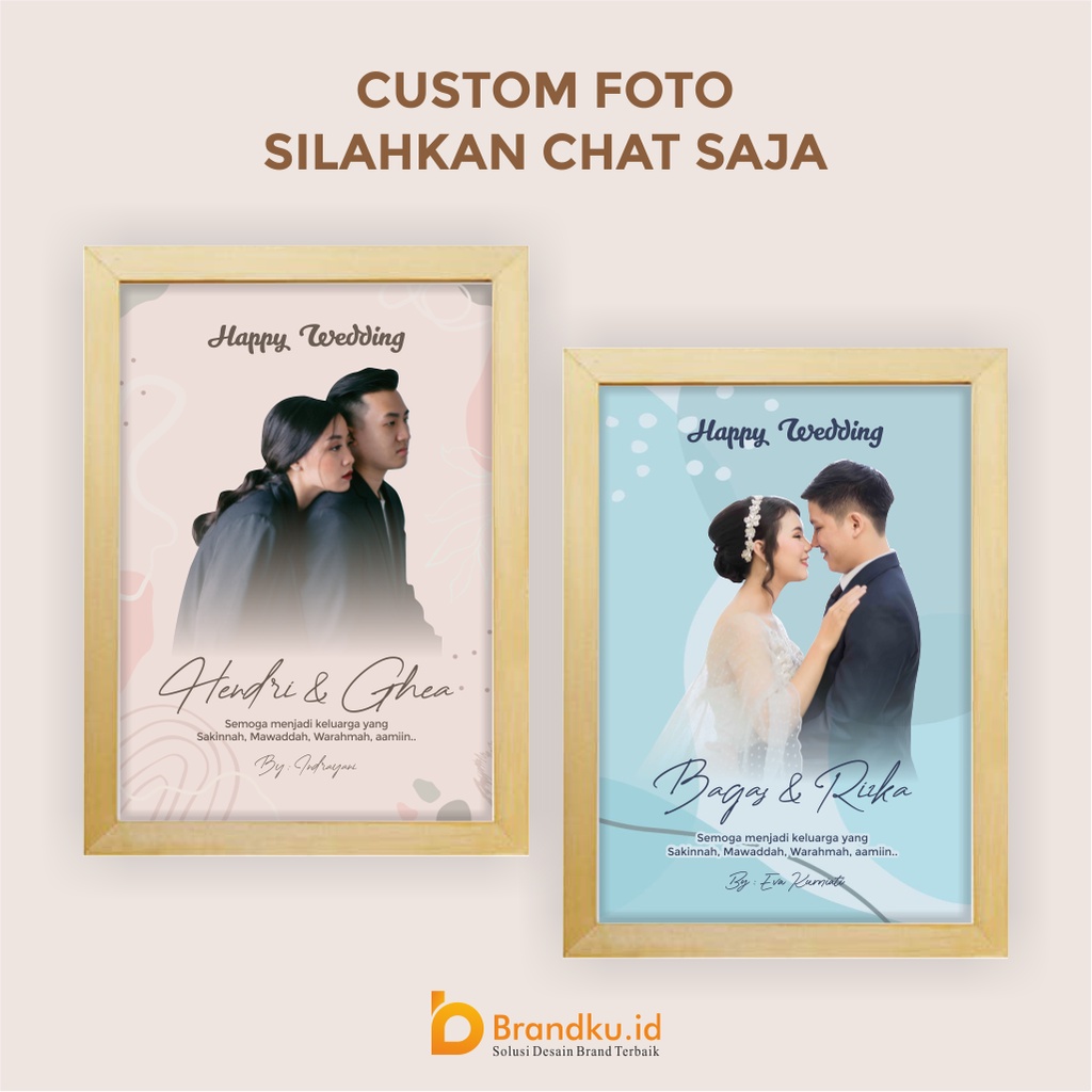 Jual HADIAH FRAME HADIAH BINGKAI FOTO ILUSTRASI KADO BINGKAI FRAME ...