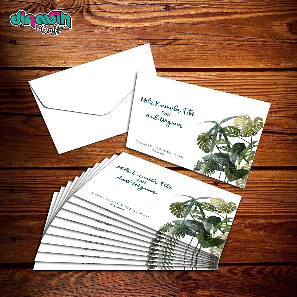 Jual Amplop kondangan custom nama dan alamat - 10 | Shopee Indonesia