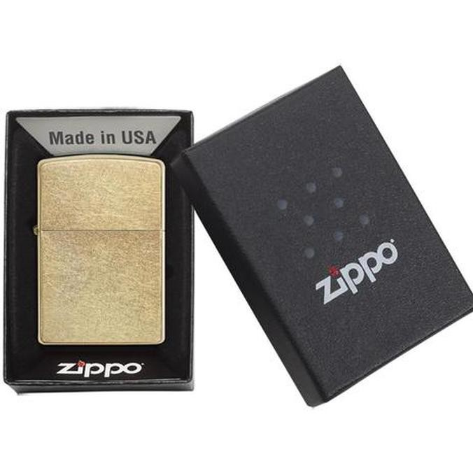 Jual Korek Api Zippo Classic Gold Dust | Shopee Indonesia