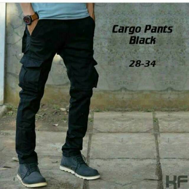 Jual Cargo Pant/celana cargo/celana cargo cowok/cargo panjang | Shopee ...